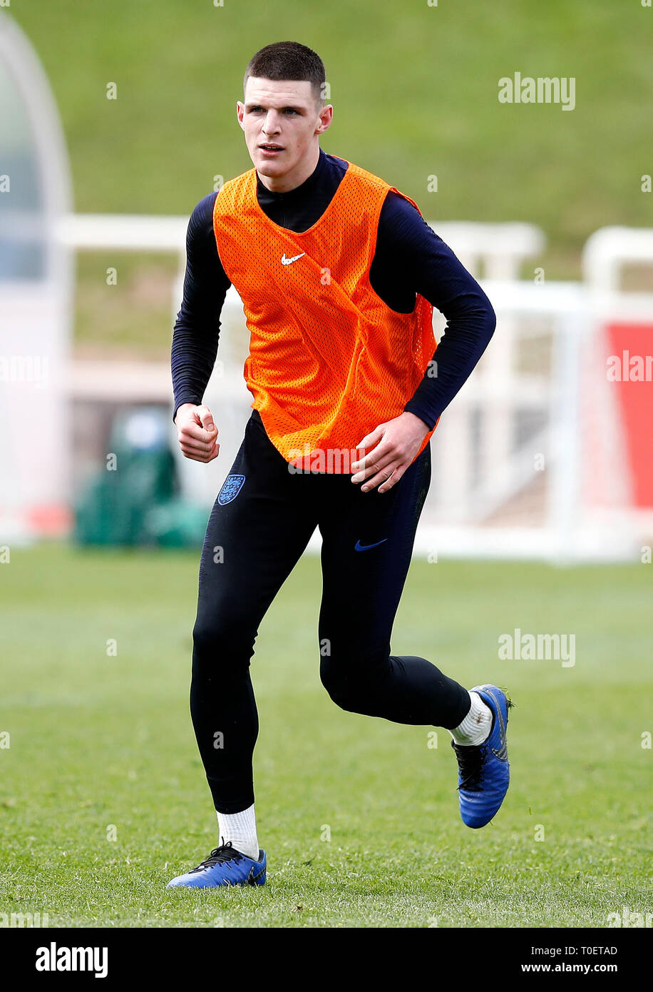 Declan Rice during the training session at St George's Park, Burton ...