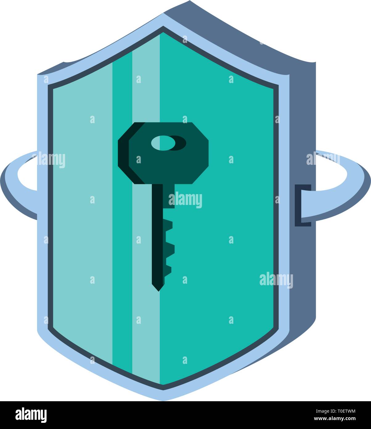 shield secure isolated icon vector illustration design Stock Vector ...