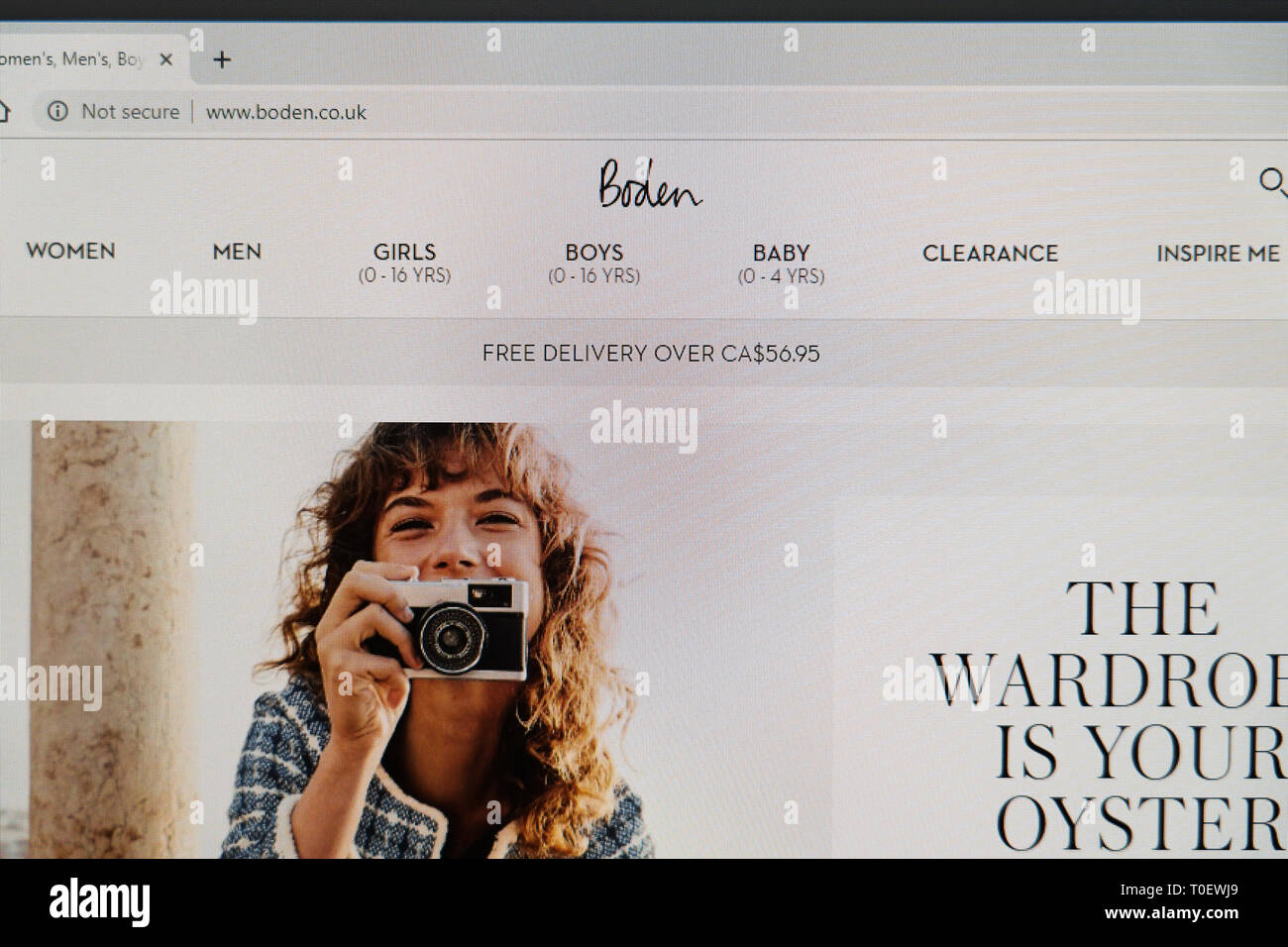 Boden clothing hi-res stock photography and images - Alamy