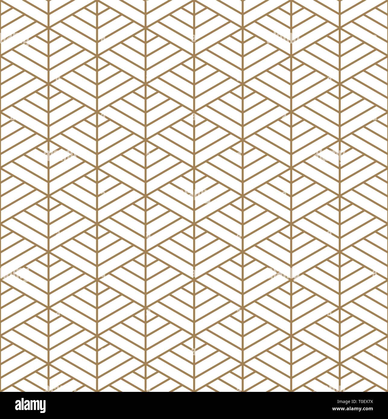 Seamless geometric pattern based on japanese woodwork Kumiko pattern in ...