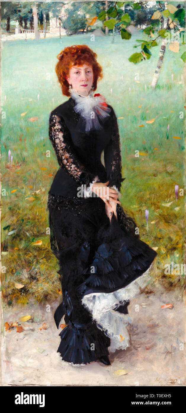 John Singer Sargent, Marie Buloz Pailleron, portrait, 1879 Stock Photo ...