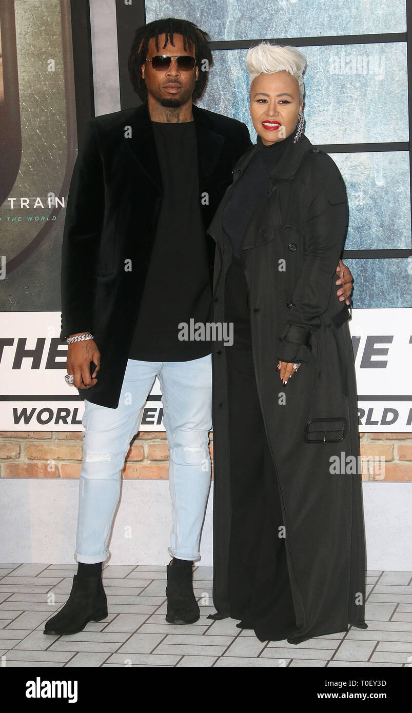 Emilie sande attending world premiere girl on train leicester square hi ...