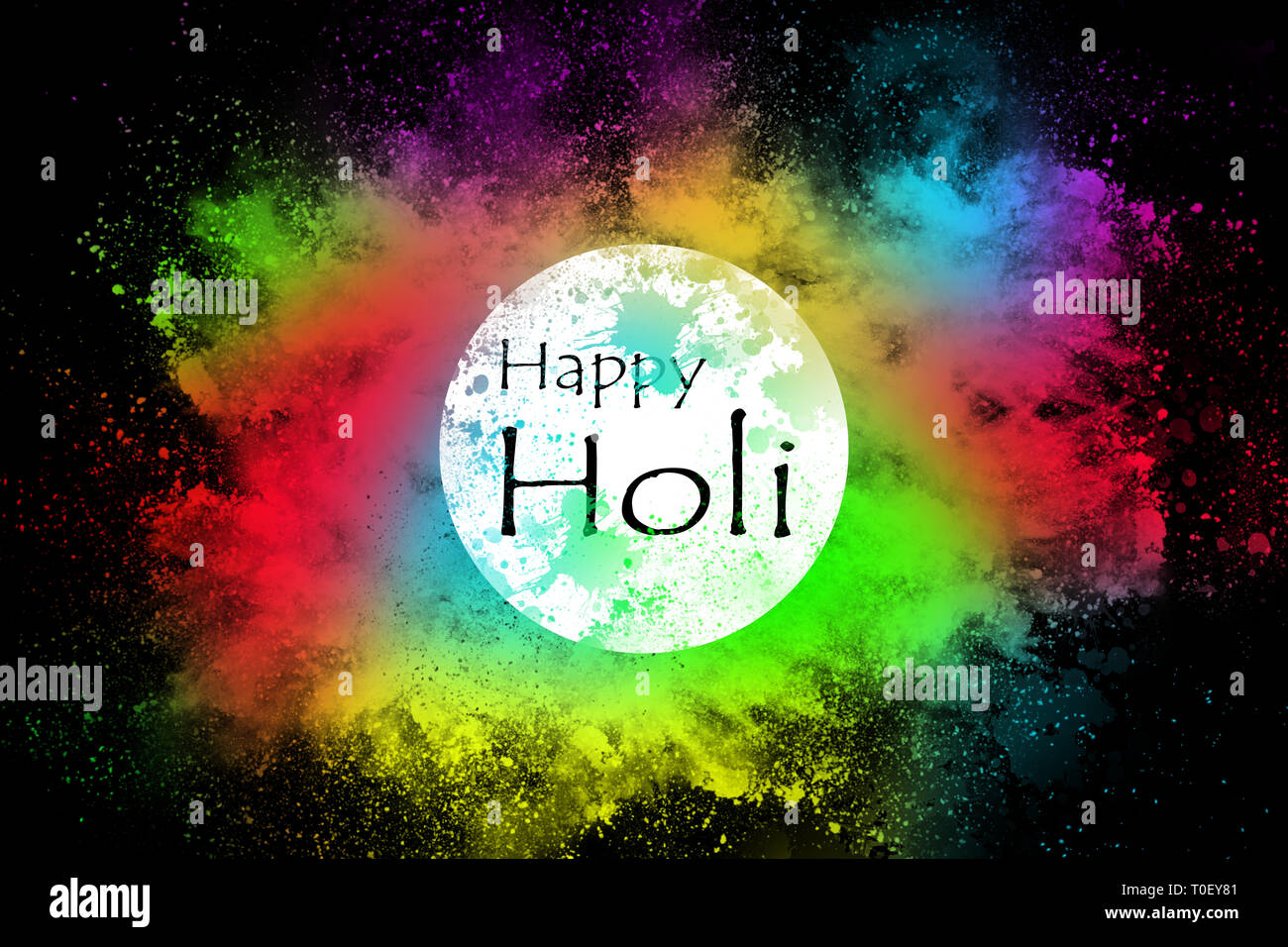 Holi vector hi-res stock photography and images - Alamy