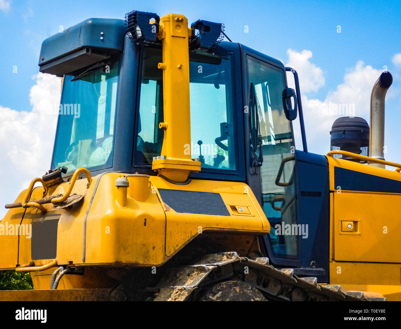 Bulldozer cabin hi-res stock photography and images - Alamy