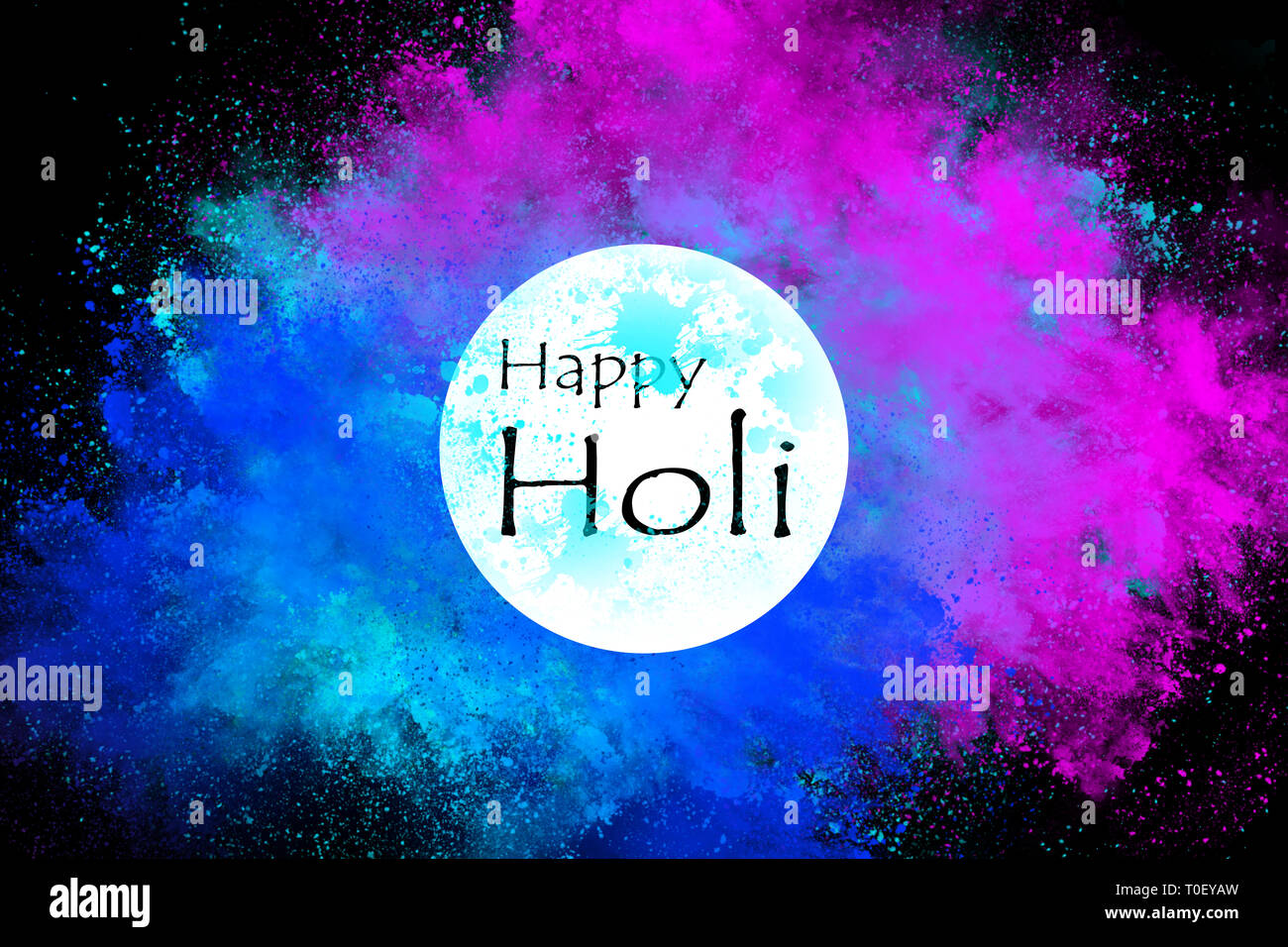 Banner holi hi-res stock photography and images - Alamy