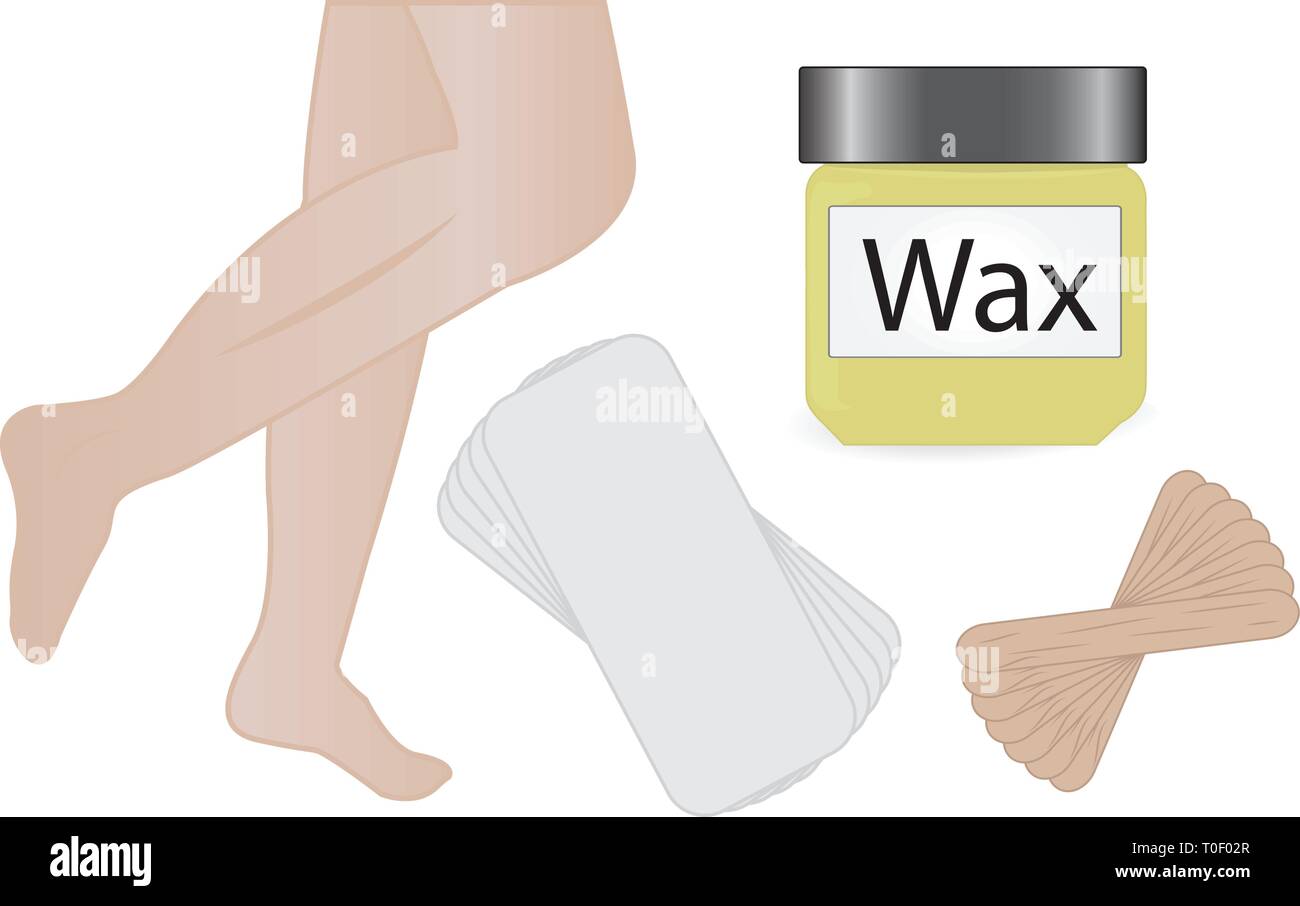 Waxing strip Stock Vector Images - Alamy