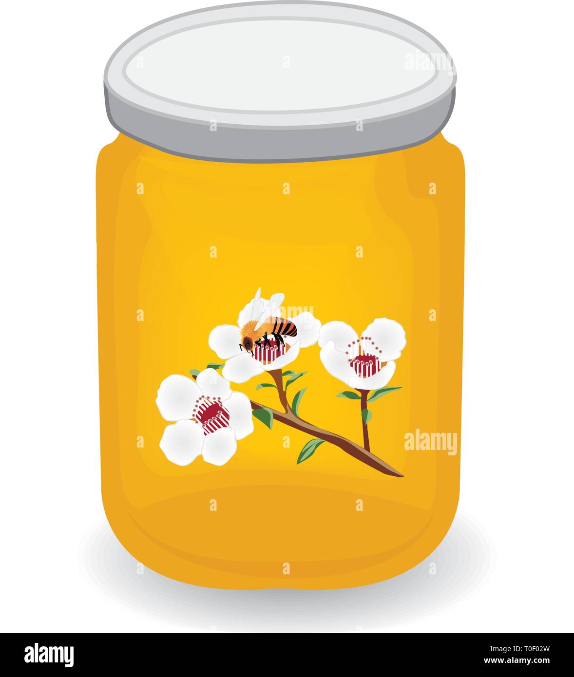 Manuka Tree Stock Vector Images - Alamy