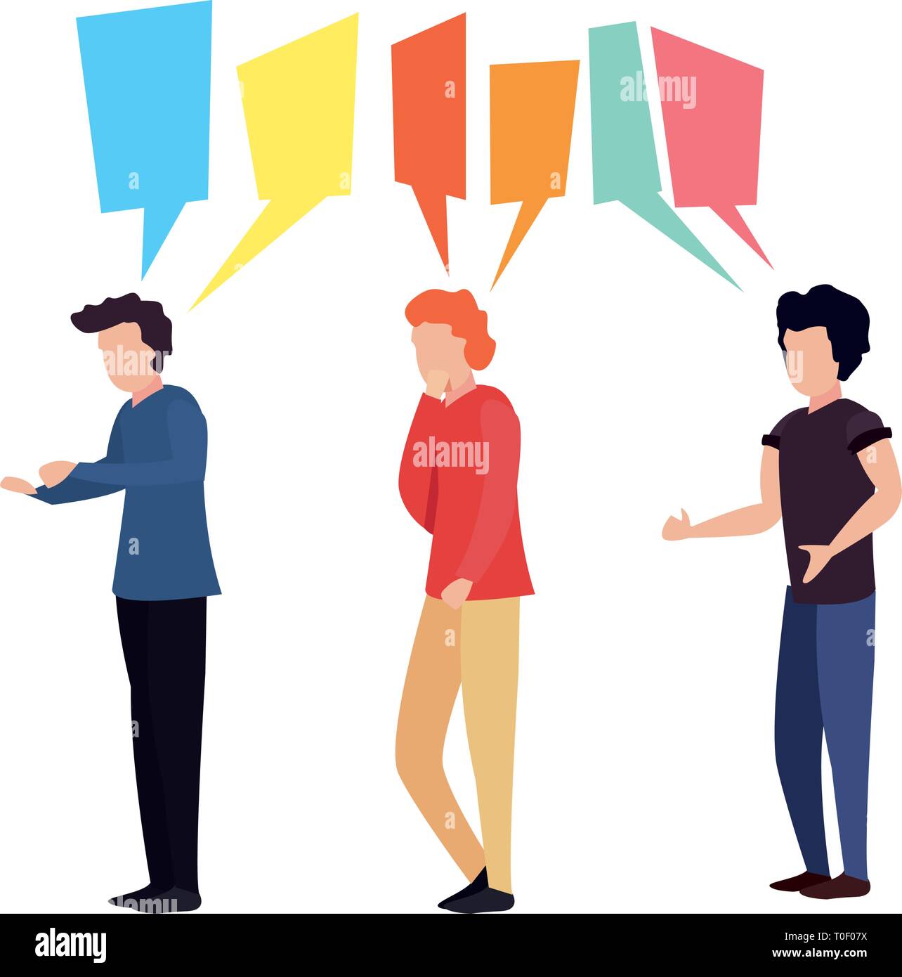 trivia night people think poster vector illustration Stock Vector Image ...