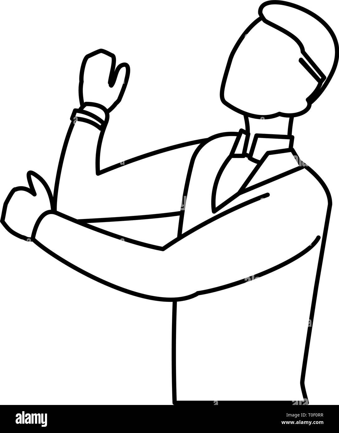 black musician jazz character vector illustration design Stock Vector ...