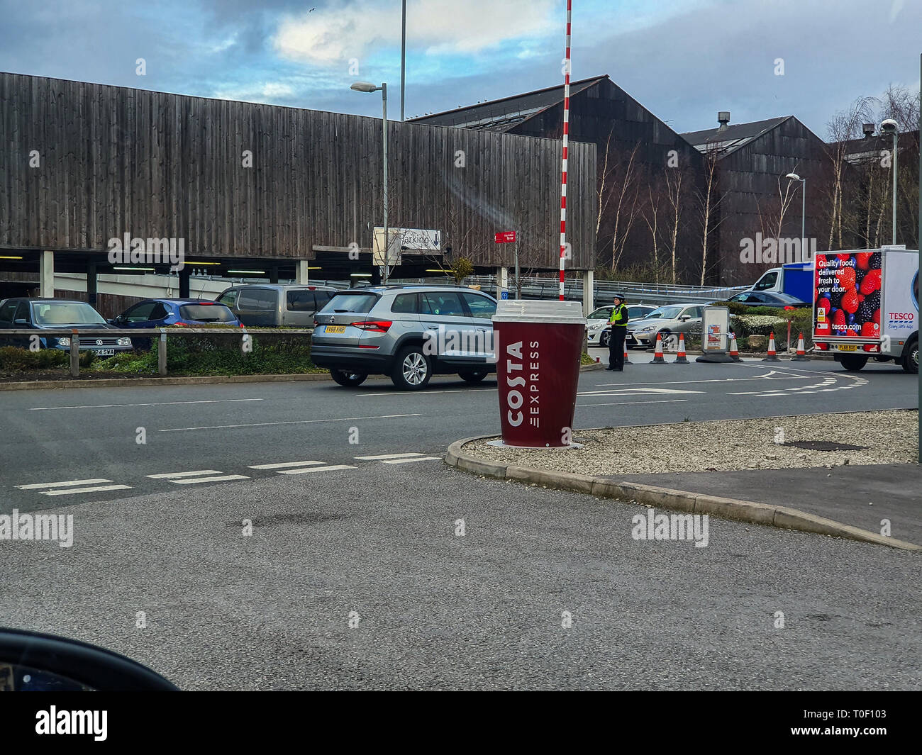 SHEFFIELD, UK - 19TH MARCH 2019: Tesco Extra - Savile Street - is ...