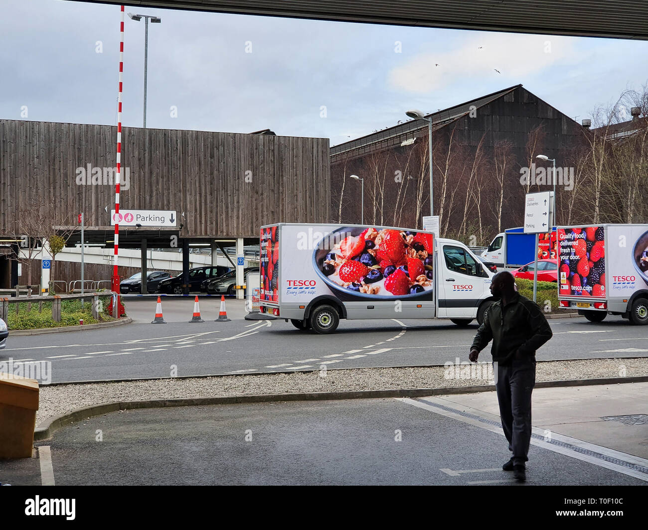 SHEFFIELD, UK - 19TH MARCH 2019: Tesco Extra - Savile Street - is ...