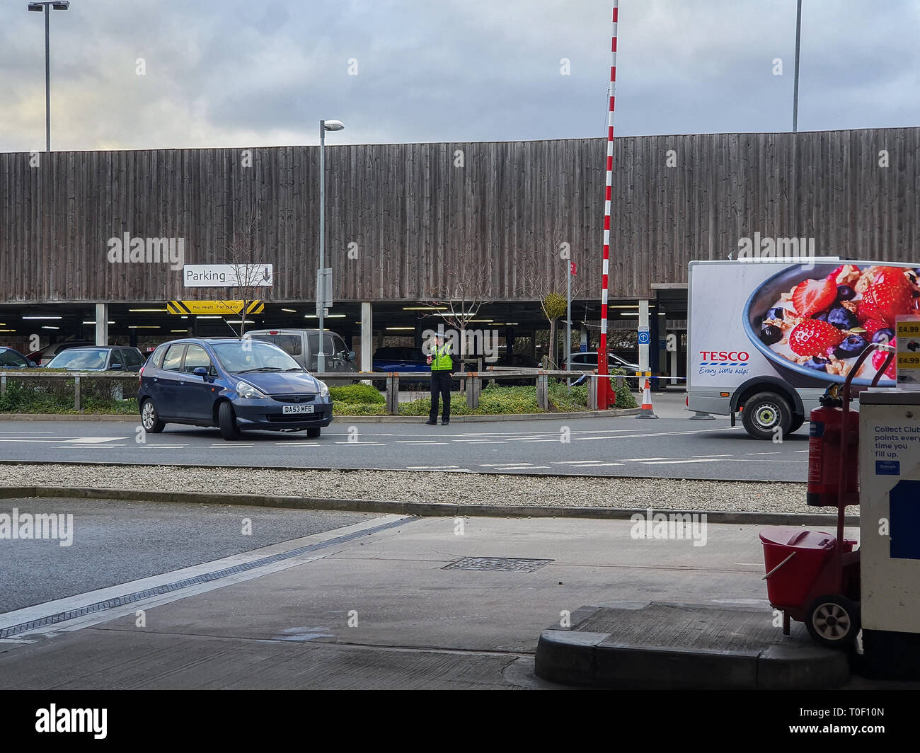 SHEFFIELD, UK - 19TH MARCH 2019: Tesco Extra - Savile Street - is ...