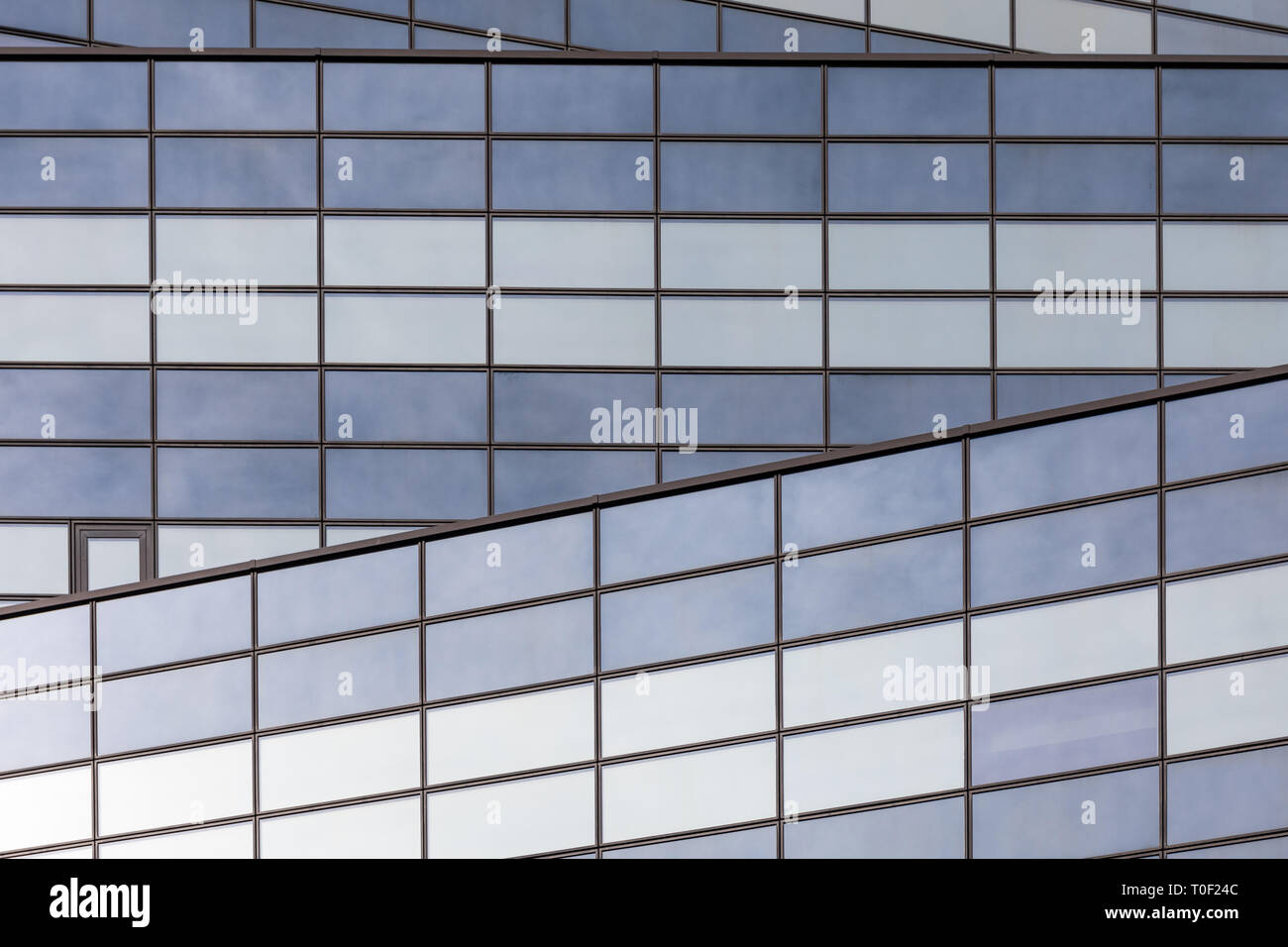 Detail of a glass building, modern architecture Stock Photo - Alamy