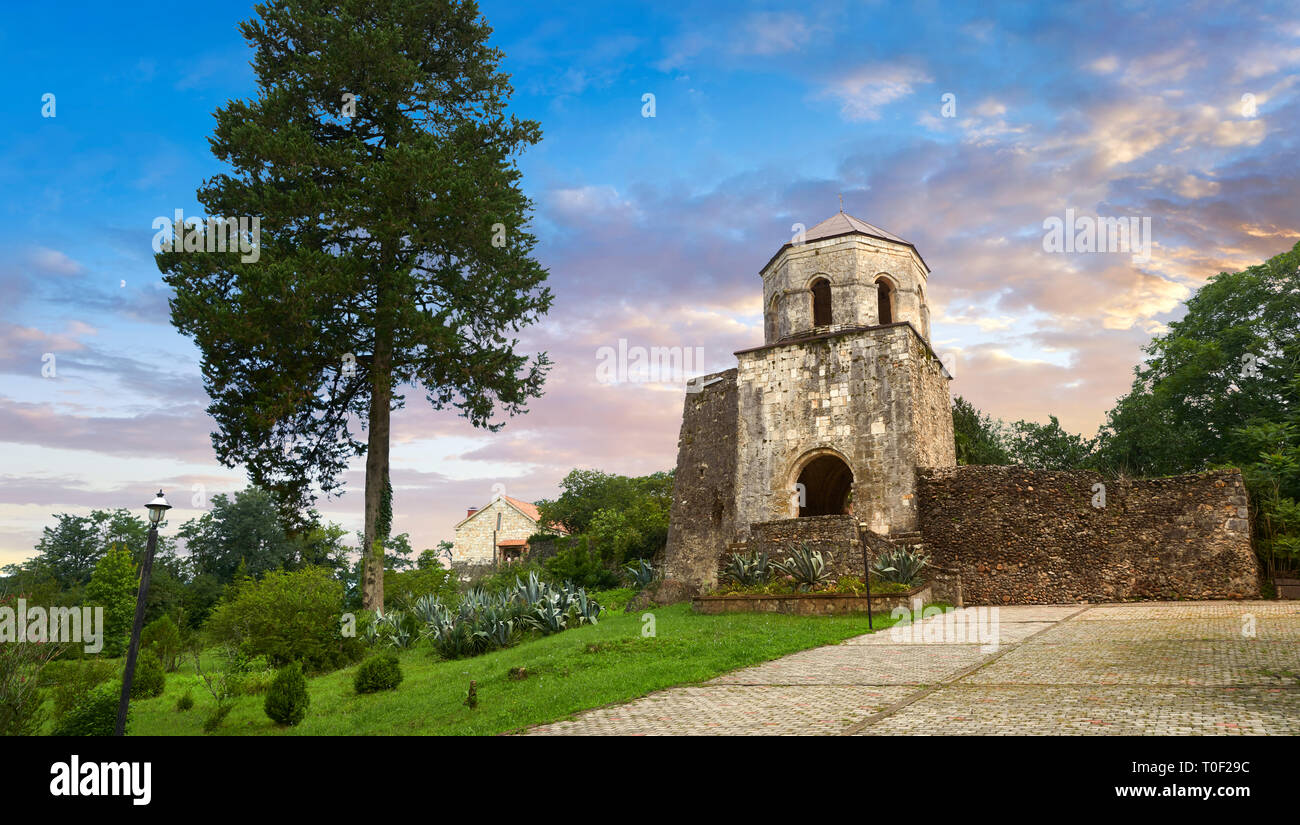 Picture & image of the medieval Khobi Monastery Gate House & bell Tower ...