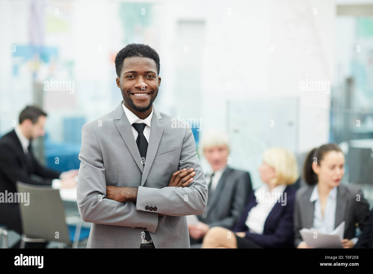 Successful African Businessman Stock Photo - Alamy