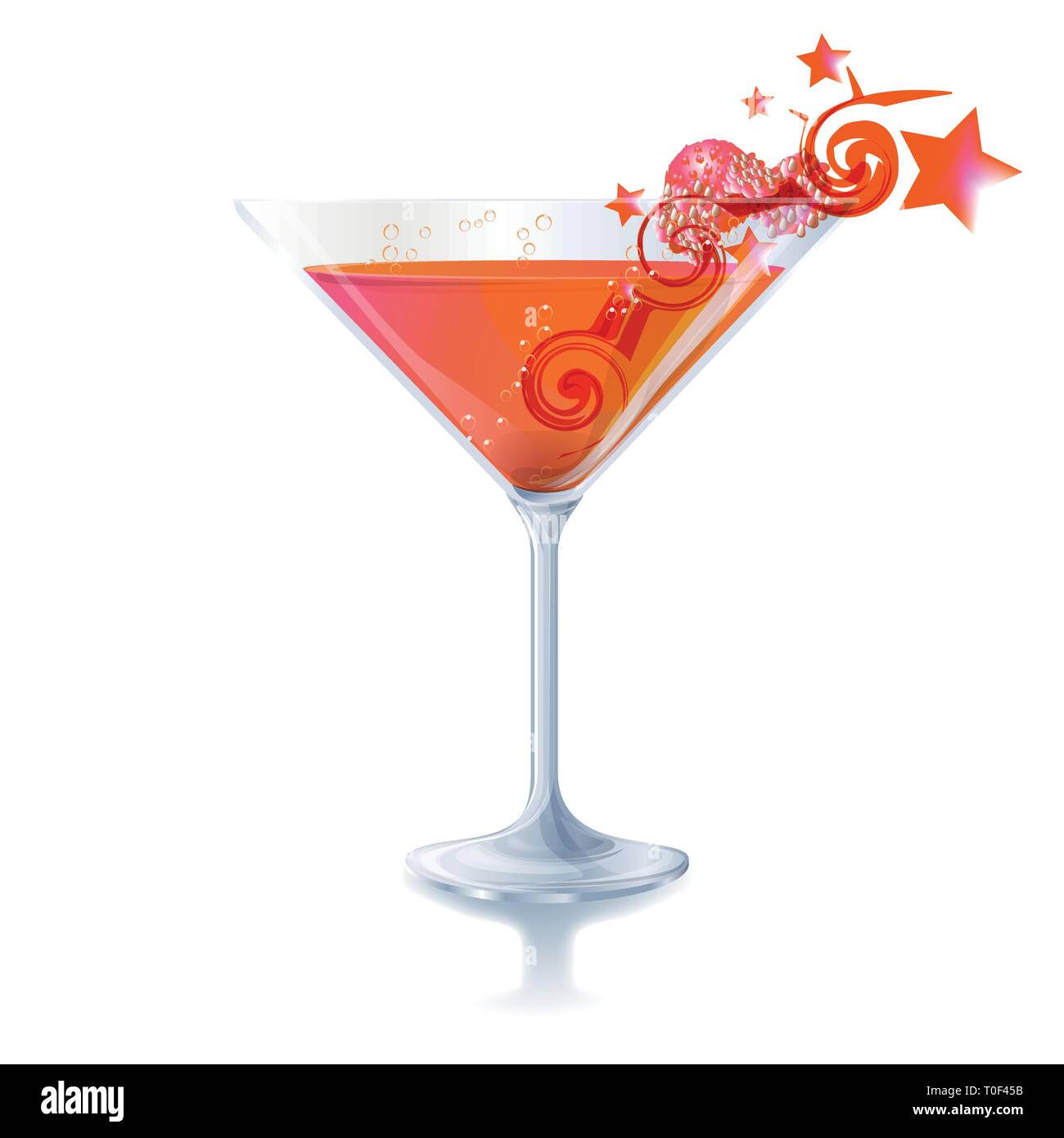 Cocktail with imagination and nightlife Stock Vector Image & Art - Alamy