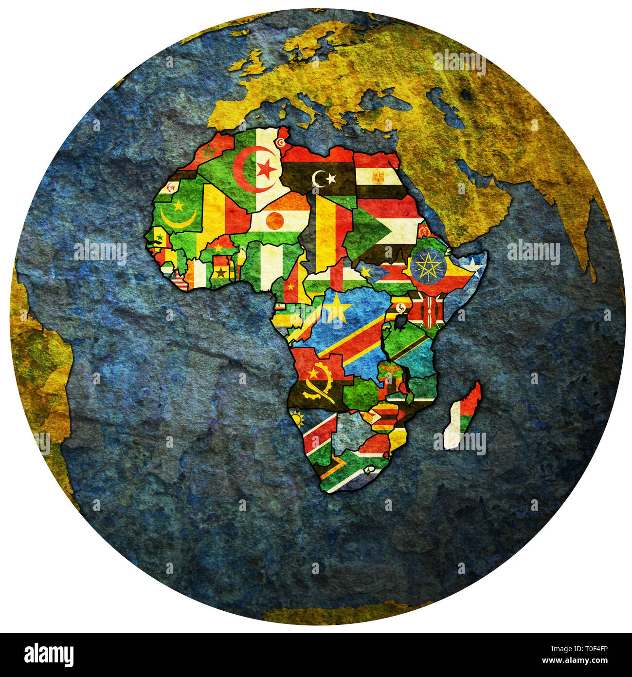 African Union Map With Flag African Union Map Background Images, HD