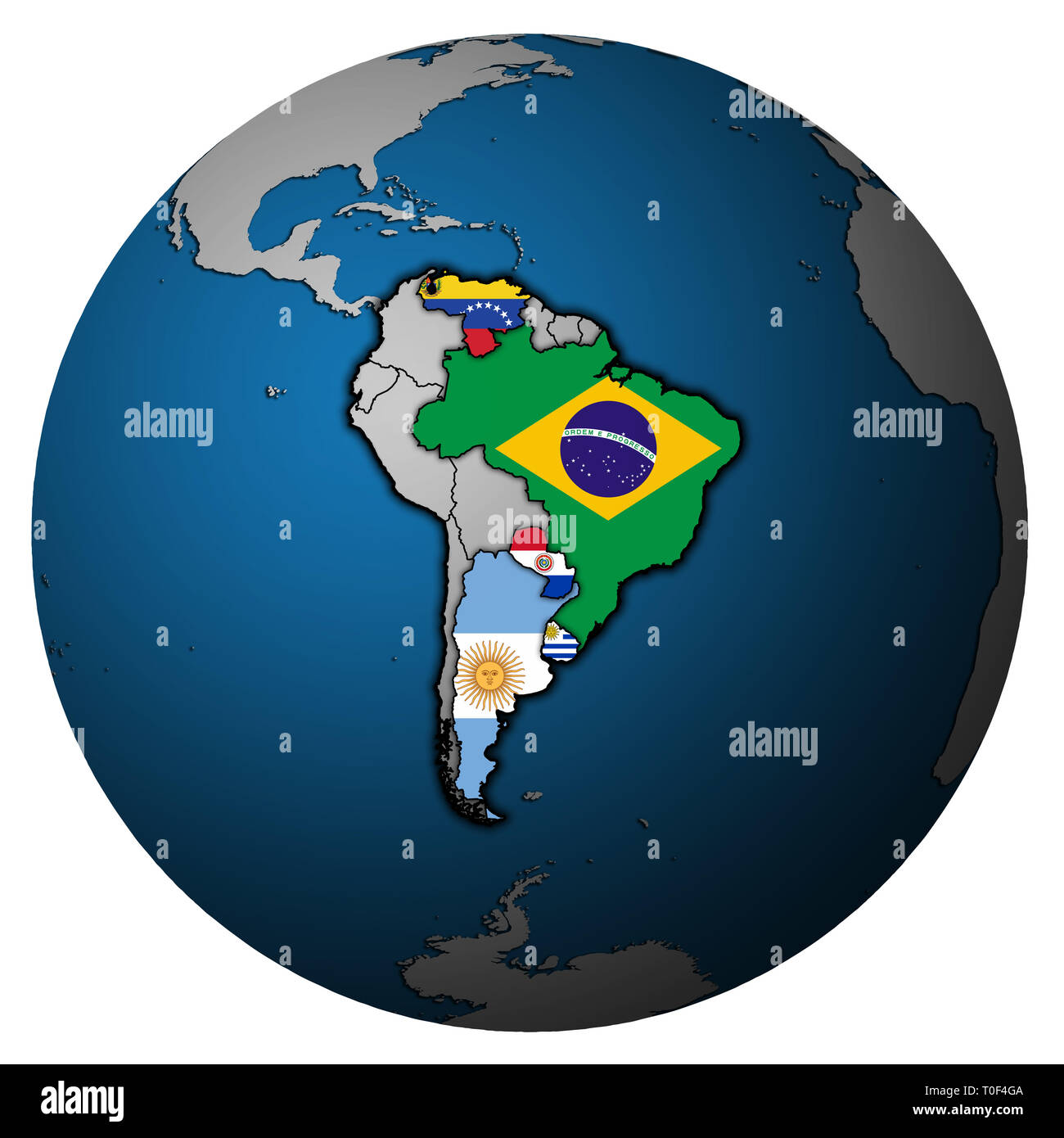 Southern Hemisphere Map Countries