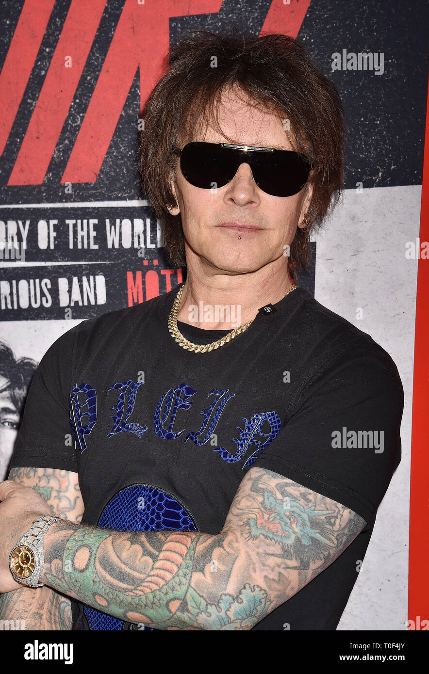 HOLLYWOOD, CA - MARCH 18: Billy Morrison arrives at the Premiere Of ...