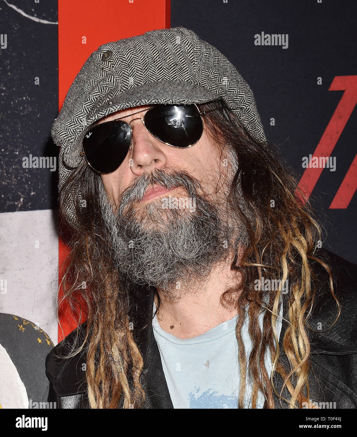 HOLLYWOOD, CA - MARCH 18: Rob Zombie arrives at the Premiere Of Netflix ...