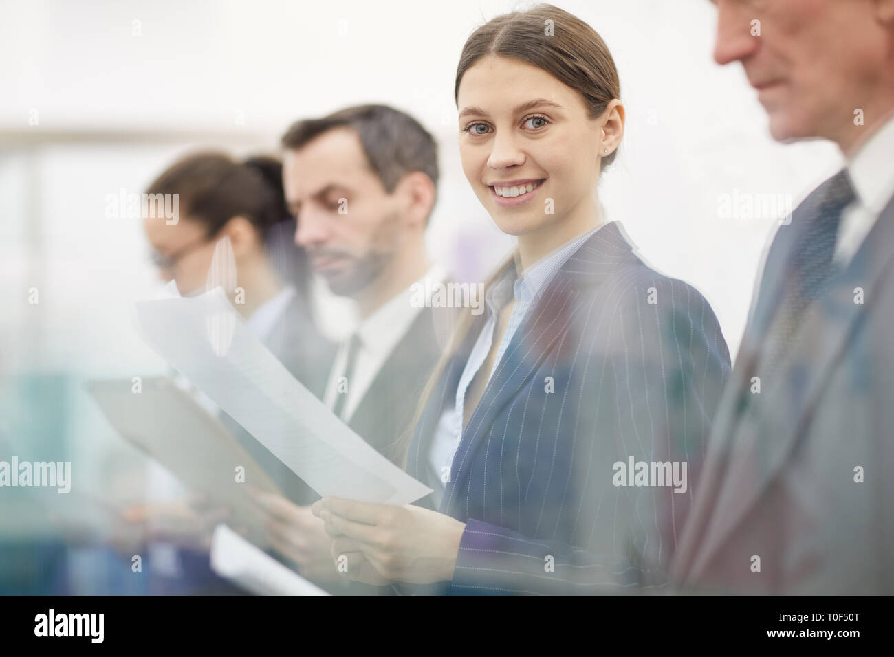 Line of Business People Stock Photo - Alamy