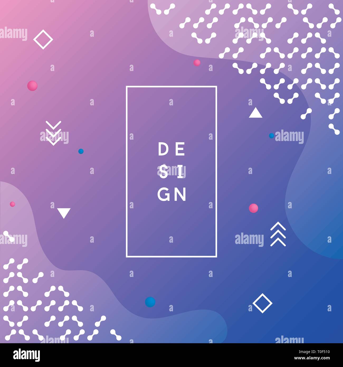Minimal geometric background. Dynamic shapes composition. Vector ...