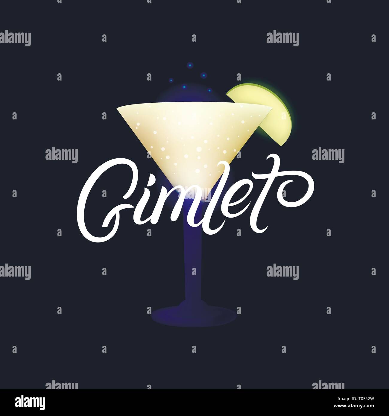 Gimlet cocktail vintage hi-res stock photography and images - Alamy