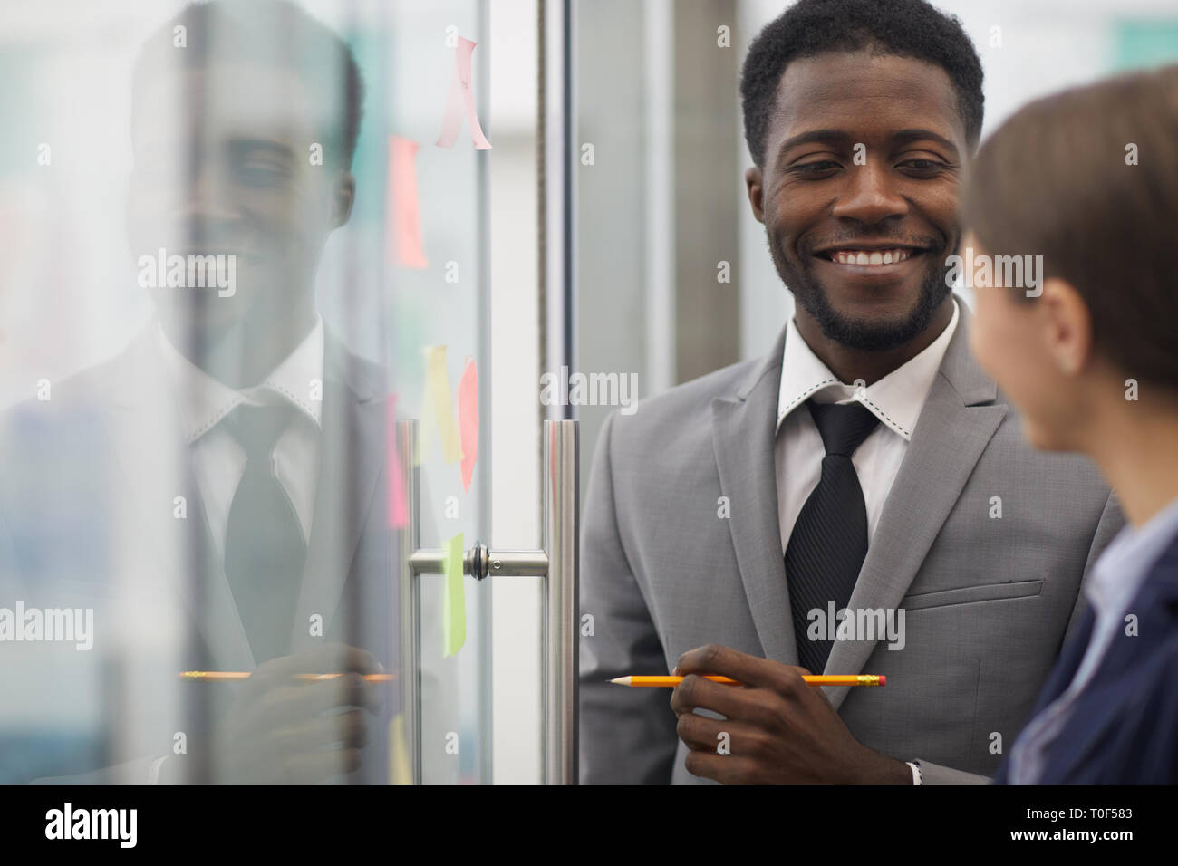 African american businessman analyzing hi-res stock photography and ...