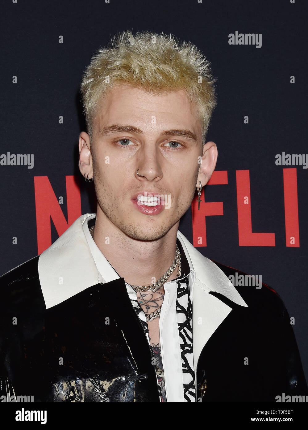 HOLLYWOOD, CA - MARCH 18: Colson 'Machine Gun Kelly' Baker arrives at ...