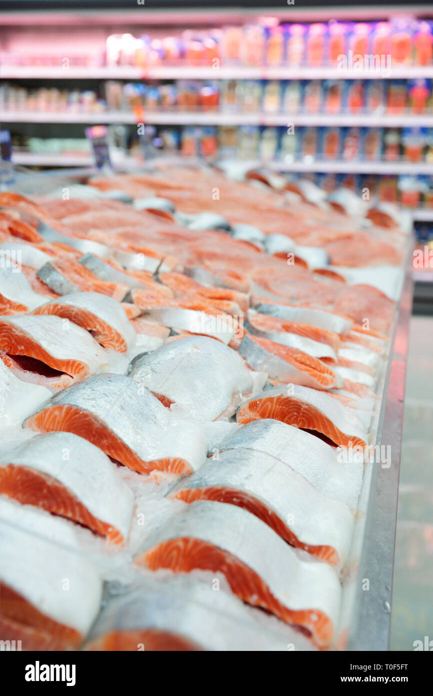 Salmon Fish Shop Display High Resolution Stock Photography and Images ...