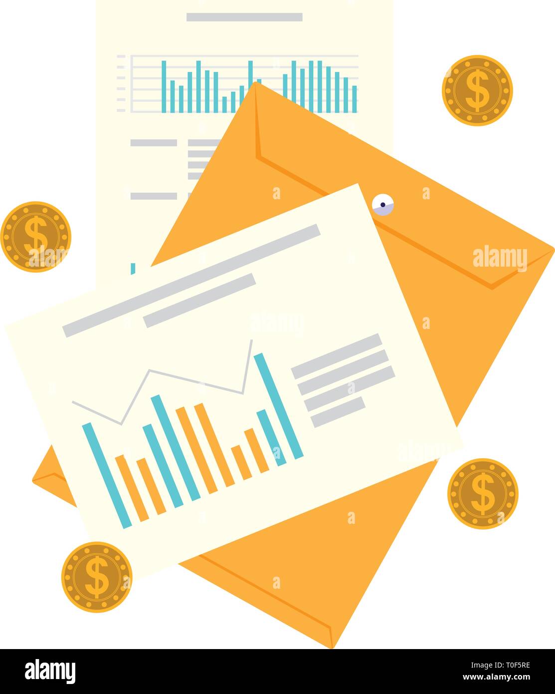 Manila envelope icon Stock Vector Images - Alamy