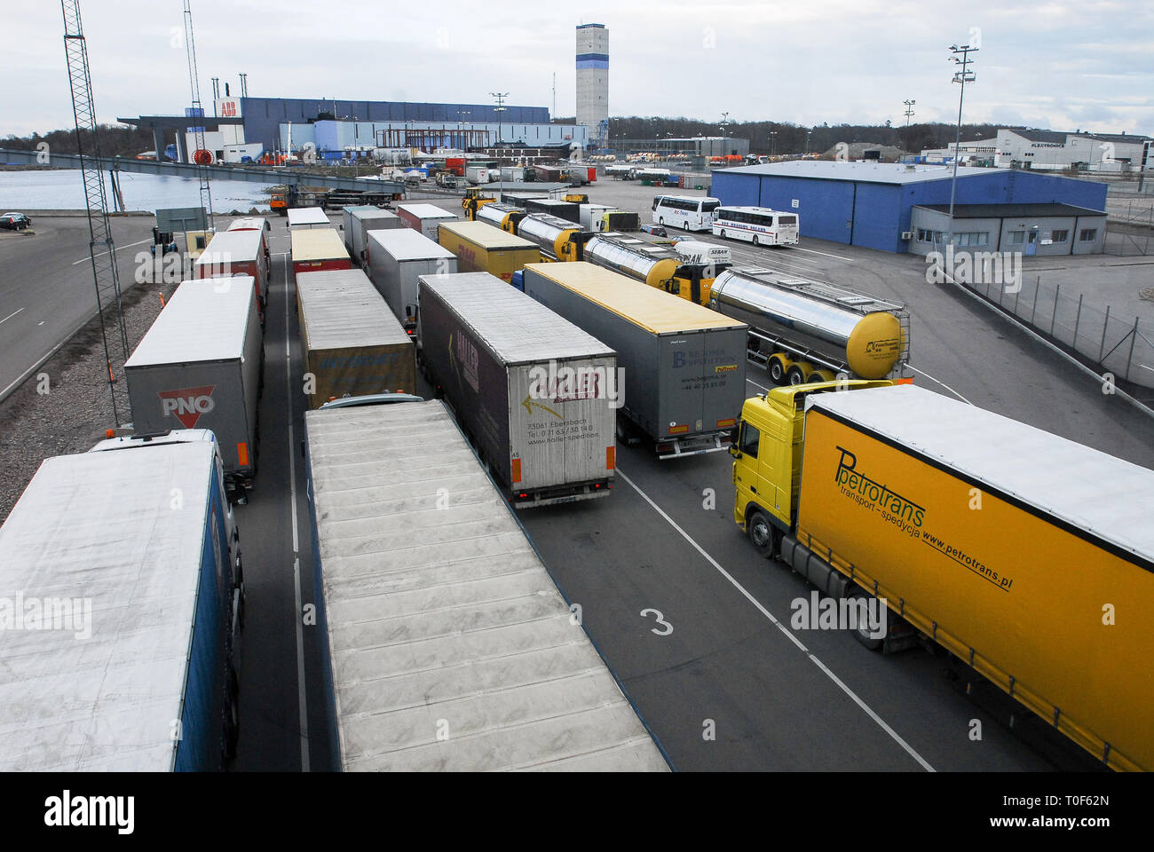 MS Stena Baltica, ro-pax ferry owned by Stena Line, in Karlskrona ...