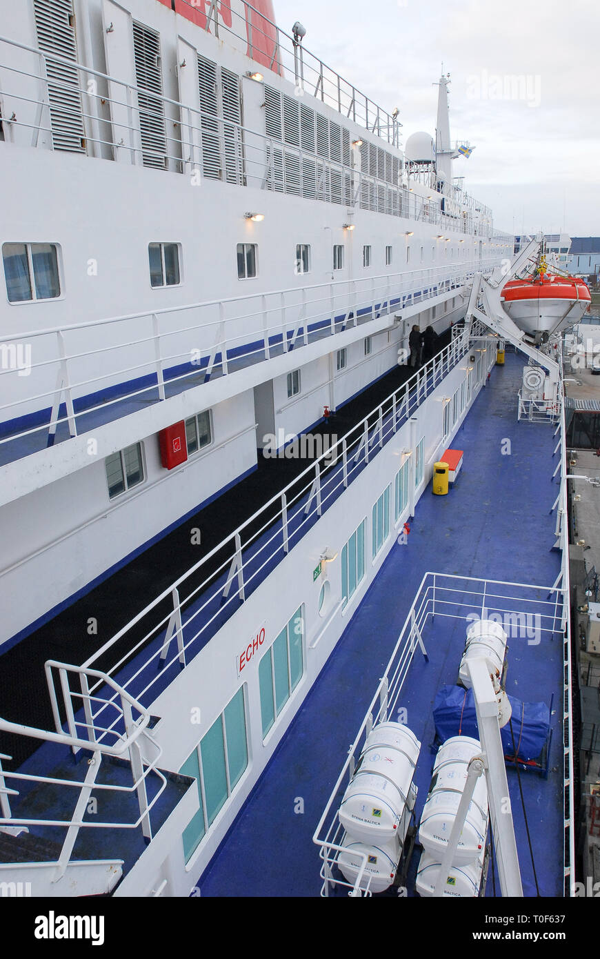 MS Stena Baltica, ro-pax ferry owned by Stena Line, in Karlskrona ...