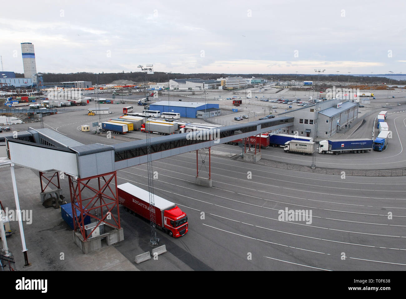 MS Stena Baltica, ro-pax ferry owned by Stena Line, in Karlskrona ...
