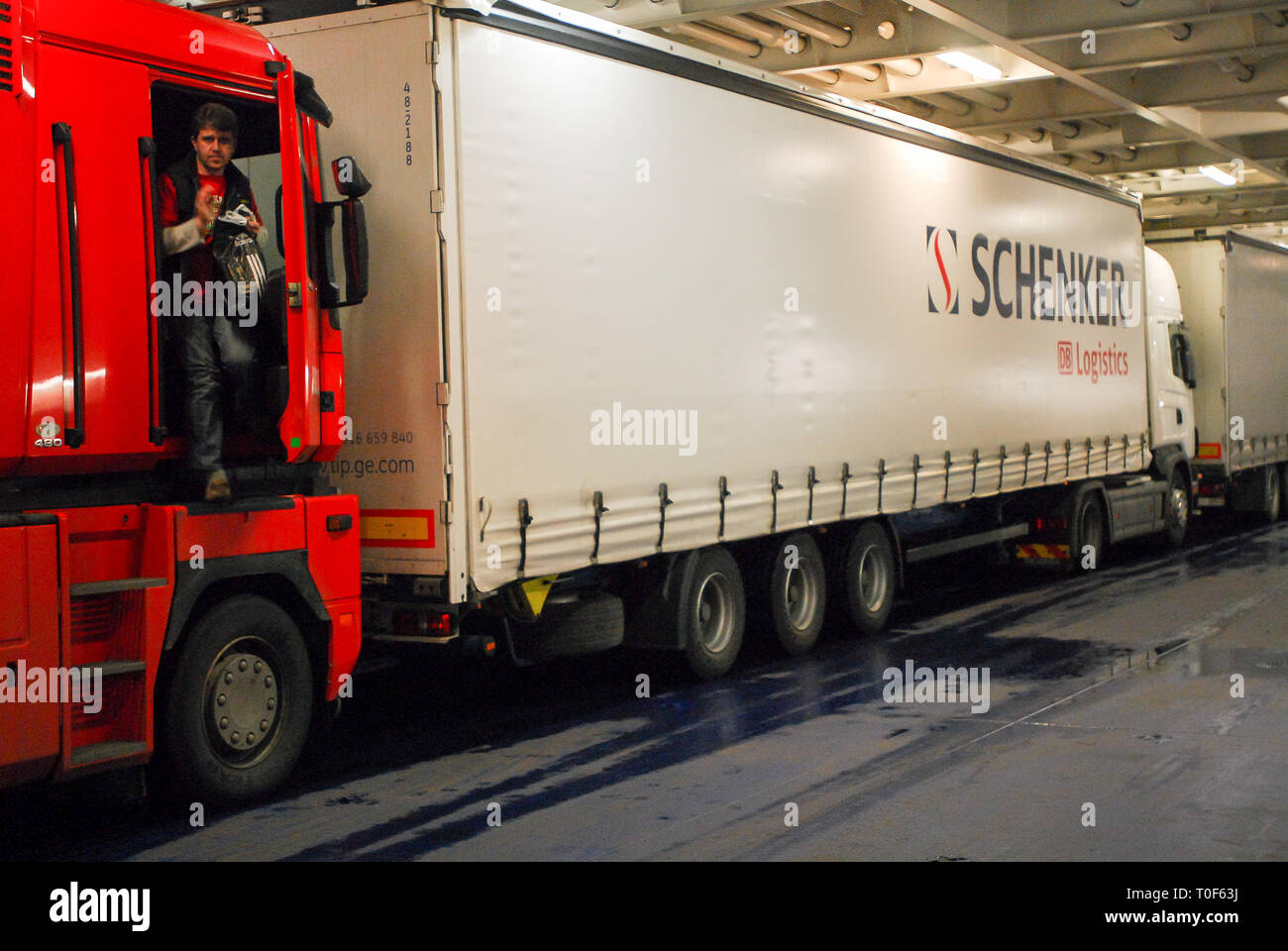 MS Stena Baltica, ro-pax ferry owned by Stena Line, in Karlskrona ...