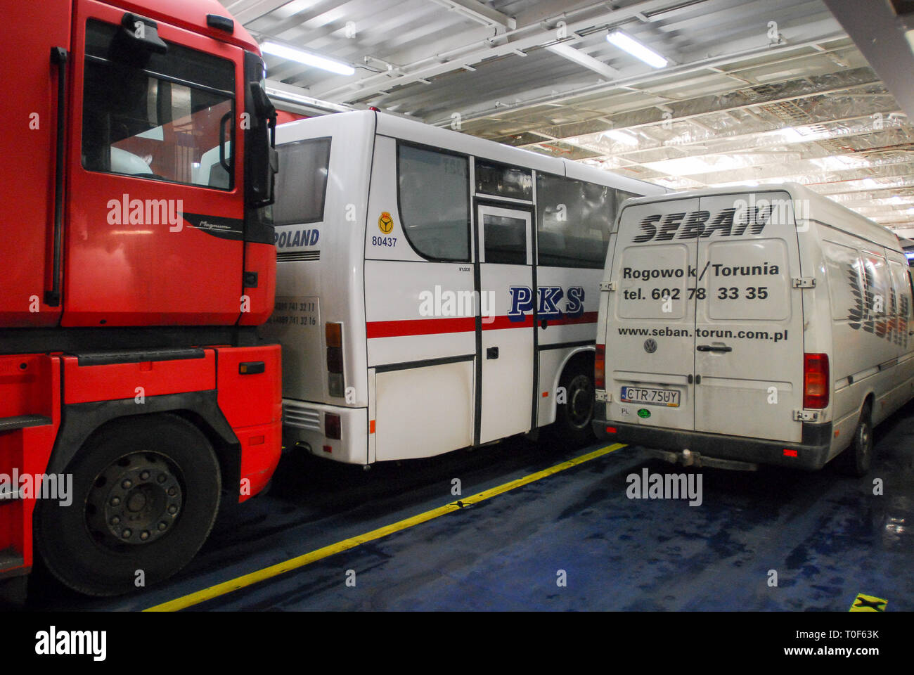 MS Stena Baltica, ro-pax ferry owned by Stena Line, in Karlskrona ...