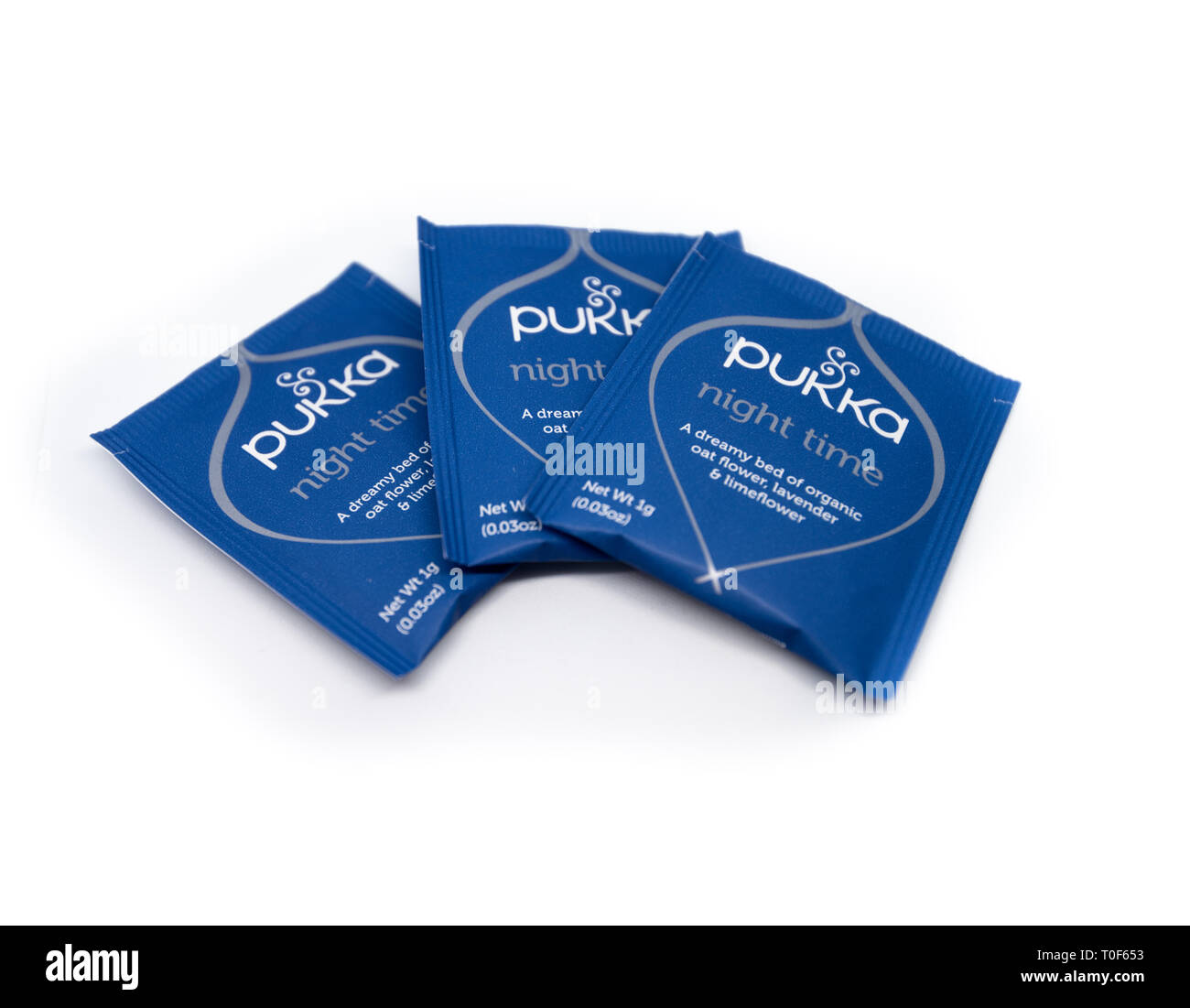 Tea packets hi-res stock photography and images - Alamy