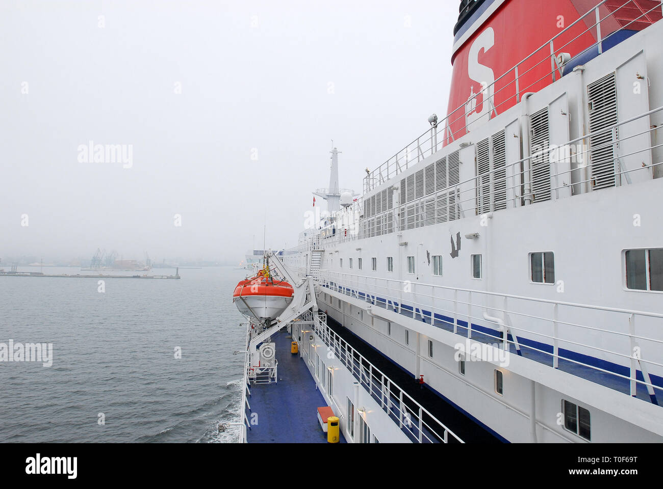MS Stena Baltica, ro-pax ferry owned by Stena Line, in Gdynia, Poland ...