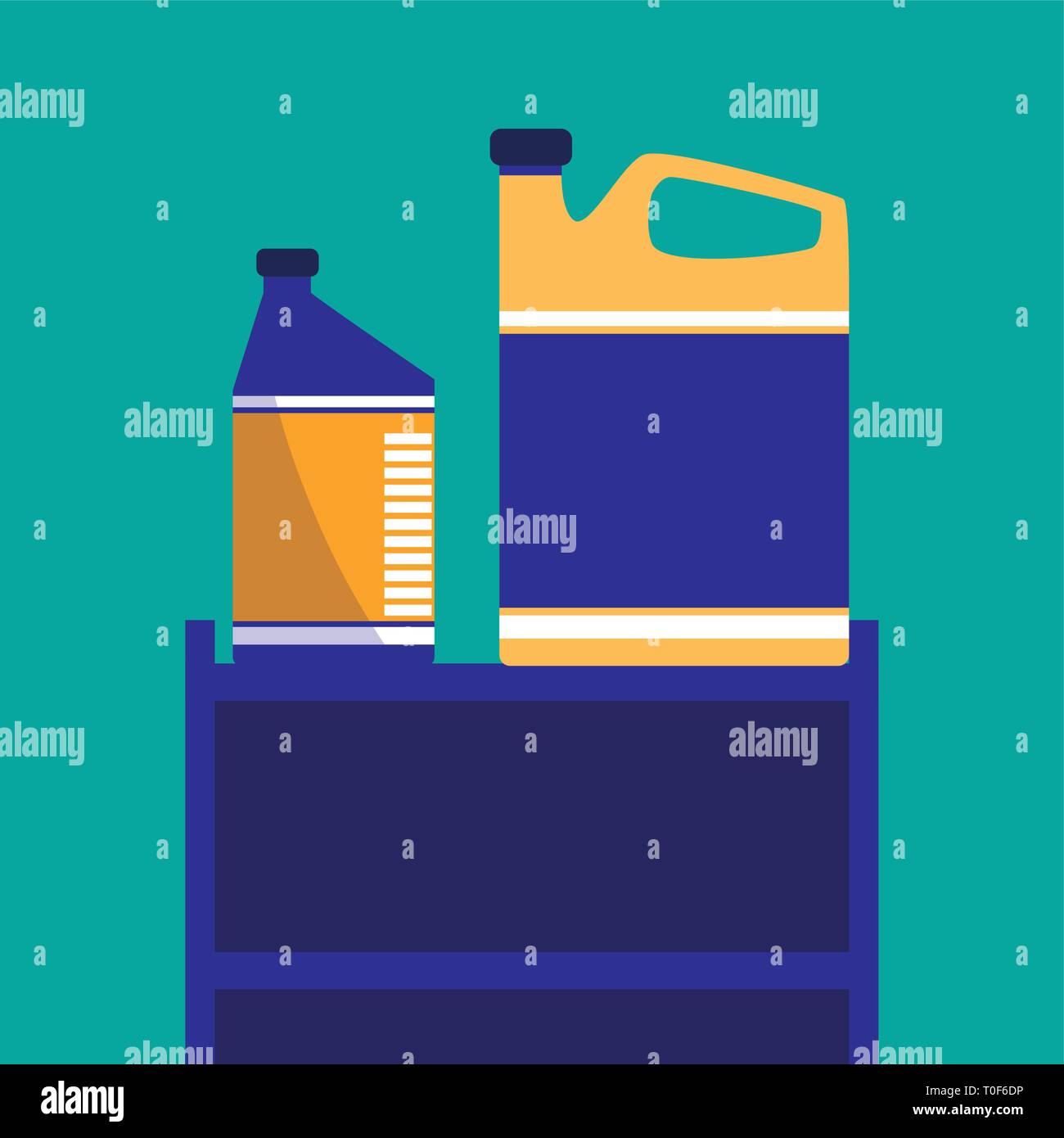 barrel with oil gallons engine vector illustration design Stock Vector ...