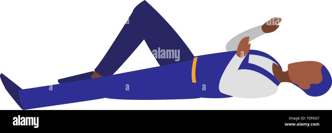 mechanic worker lying down working vector illustration design Stock ...