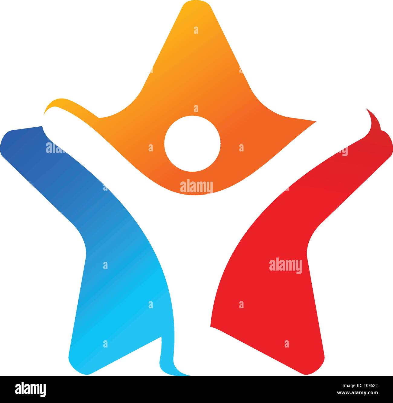 Success Star Logo Design Template Isolated Stock Vector Image & Art - Alamy
