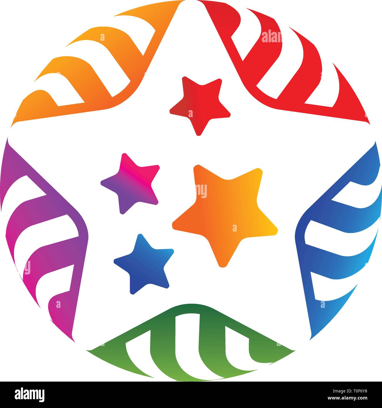 Success Star Logo Design Template Isolated Stock Vector Image & Art - Alamy
