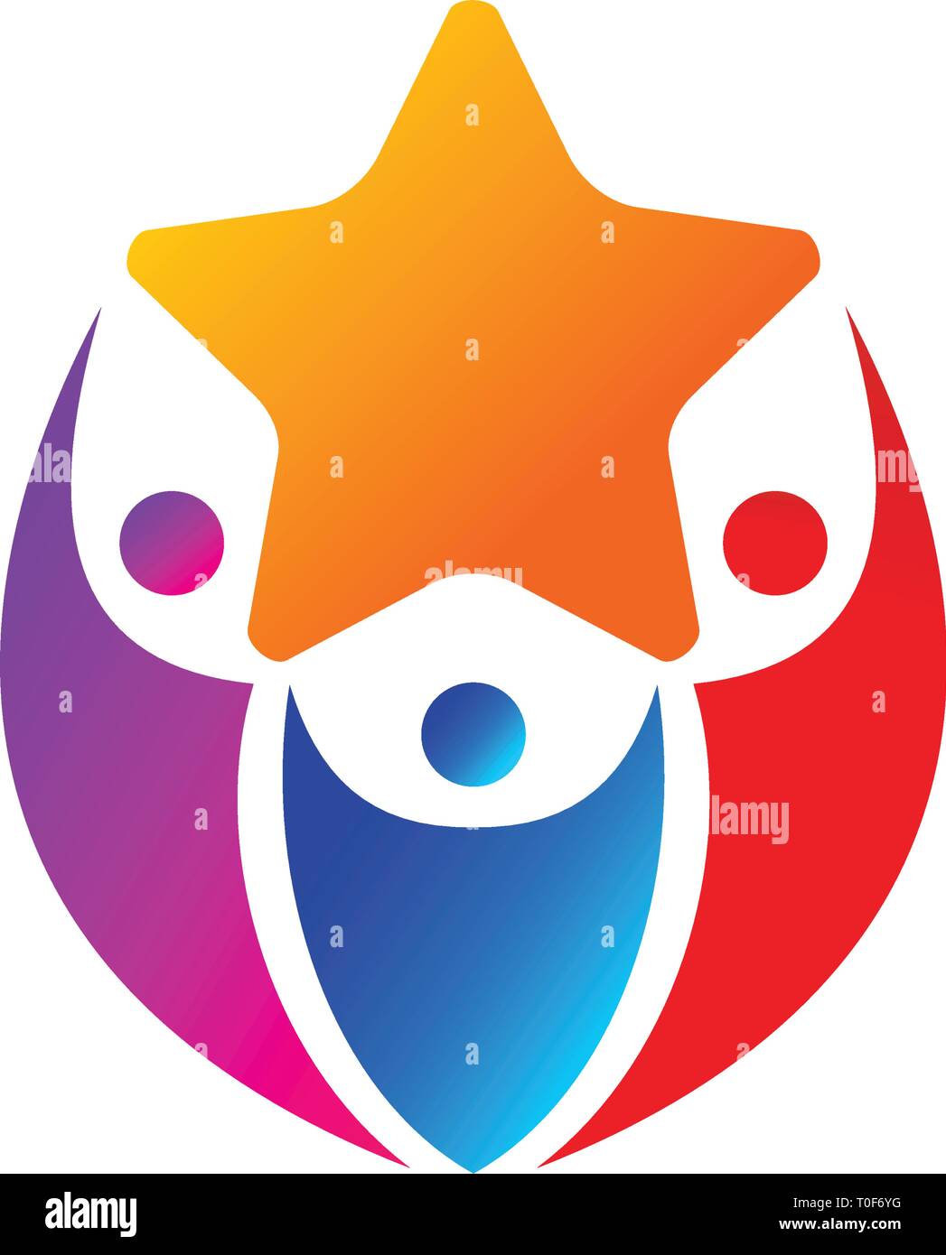 Success Star Logo Design Template Isolated Stock Vector Image & Art - Alamy