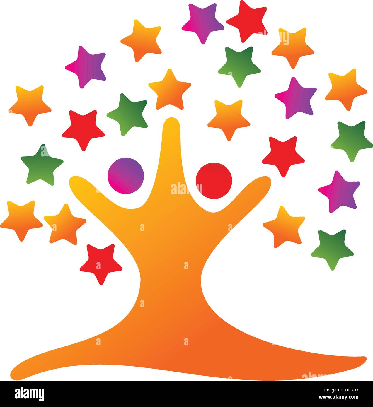 Success Star Logo Design Template Isolated Stock Vector Image & Art - Alamy