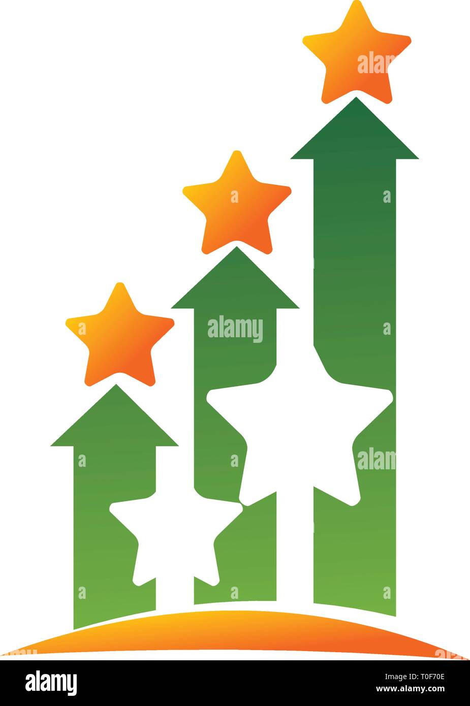 Success Star Logo Design Template Isolated Stock Vector Image & Art - Alamy