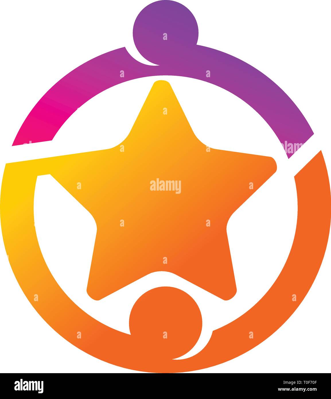 Success Star Logo Design Template Isolated Stock Vector Image & Art - Alamy