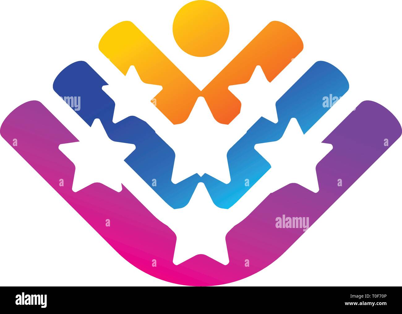 Success Star Logo Design Template Isolated Stock Vector Image & Art - Alamy