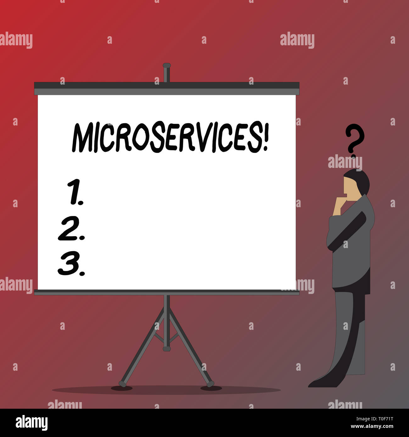 Text sign showing Microservices. Business photo showcasing Software ...