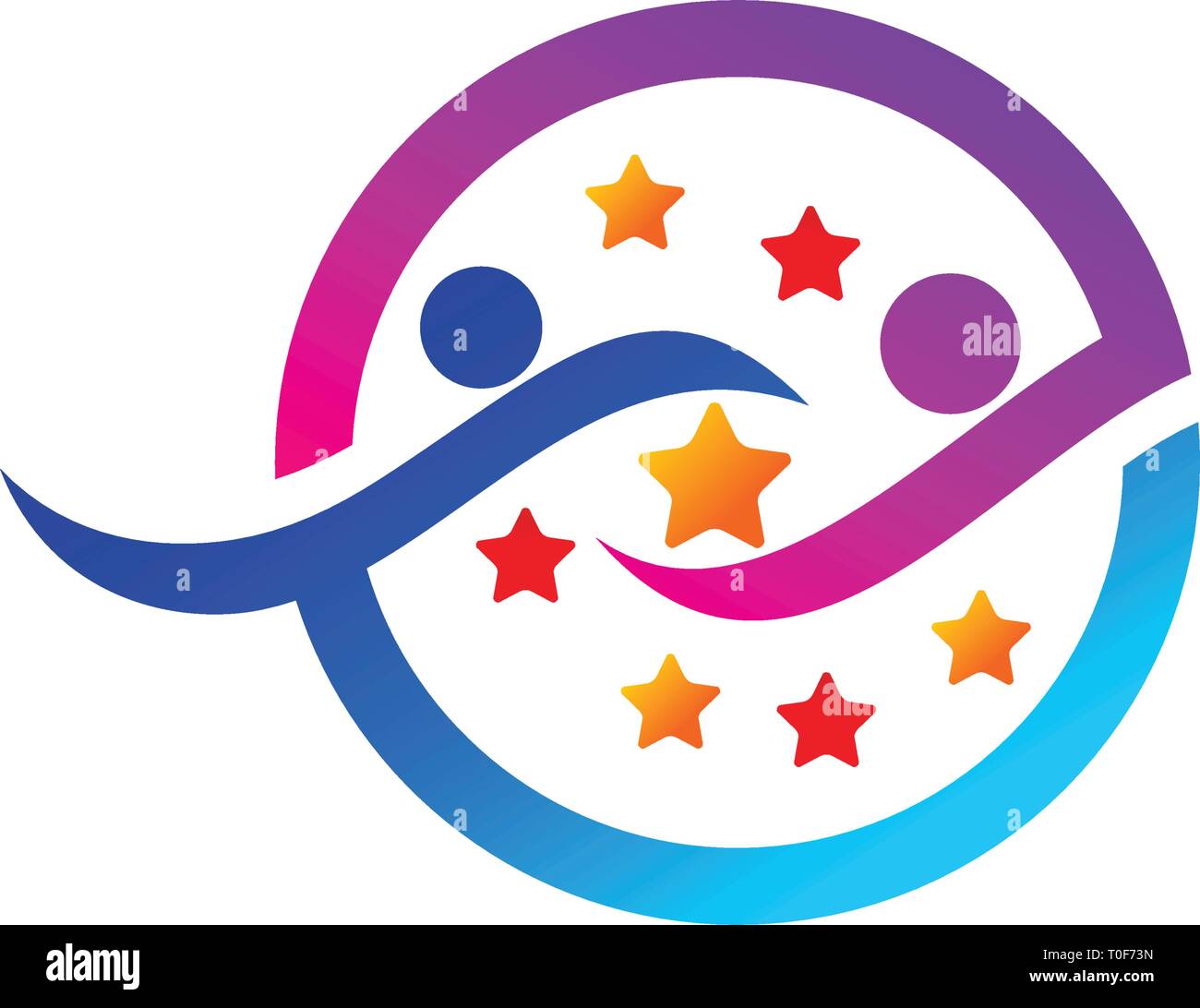 Success Star Logo Design Template Isolated Stock Vector Image & Art - Alamy