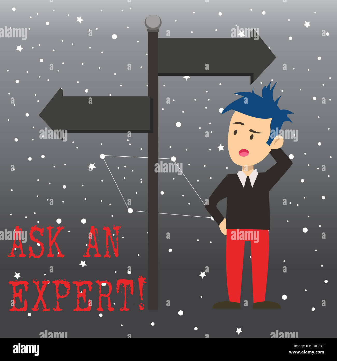 Writing note showing Ask An Expert. Business concept for confirmation ...